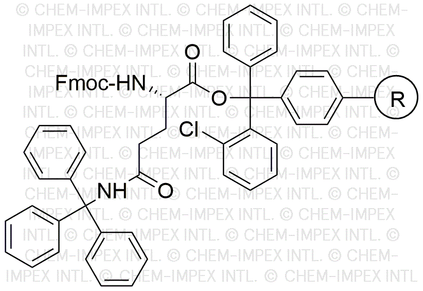 Nα-Fmoc- Nδ-trityl-L-glutamine-2-chlorotrityl resin – Chem-Impex